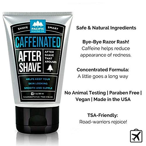 Pacific Shaving Company Daily Shave Regimen Set - Bamboo Pre-Shave Scrub, 3 oz (1 Unit) | Natural Shaving Cream, 3.4 oz (1 Unit) | Caffeinated Aftershave, 3.4 oz (1 Unit)