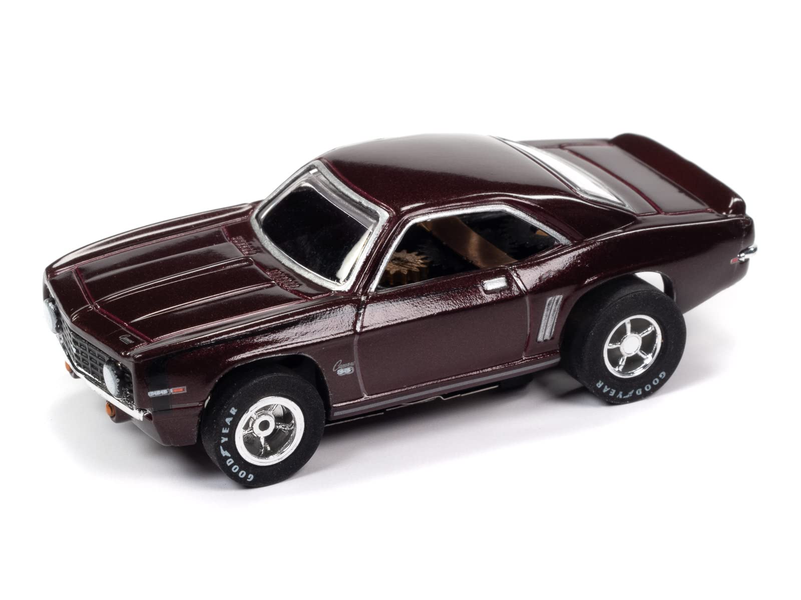 Auto World Xtraction 1969 Chevrolet Camaro (Garnet Red) HO Scale Slot Car