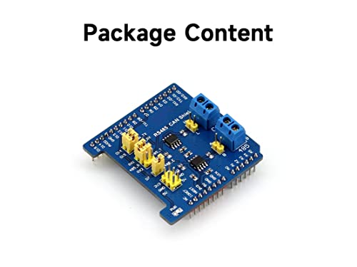 Waveshare RS485 CAN Shield Enable RS485/CAN Communication Functions for STM32 NUCLEO Development Board Compatible with UNO, Leonardo 3.3V