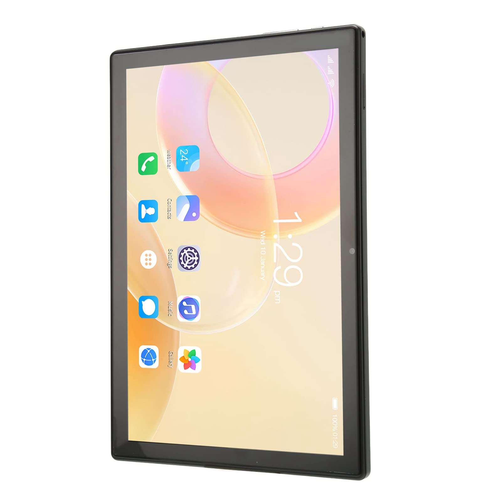 Airshi Student Tablet Office Tablet Black Dual Camera 10 Inch IPS Octa Core CPU for Gaming (US Plug)