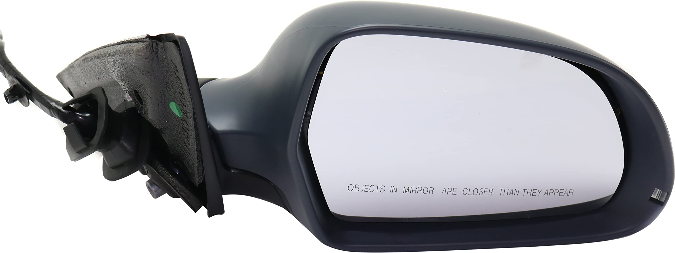 Kool Vue Driver & Passenger Side Power Heated Mirrors for Audi A4 Quattro A4 2009 With Signal Light; Without Memory Paintable Sedan & Wagon