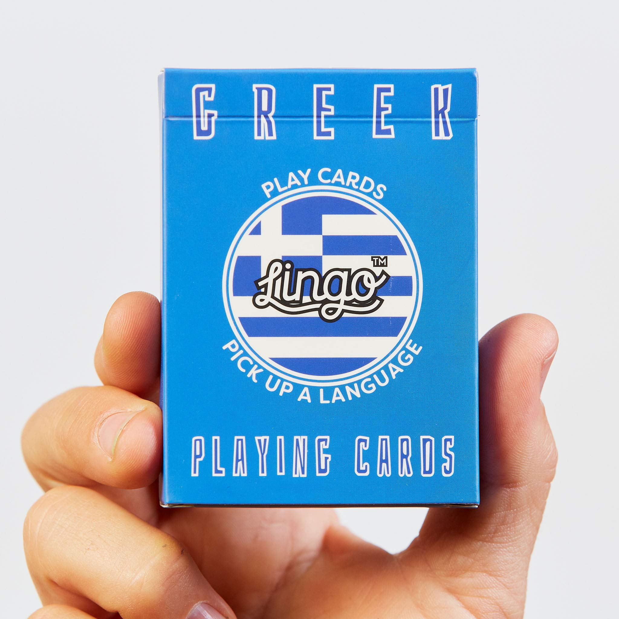 Greek Lingo Playing Cards | Travel Flashcards | Learn Greek Vocabulary in A Fun & Easy Way | 52 Essential Translations