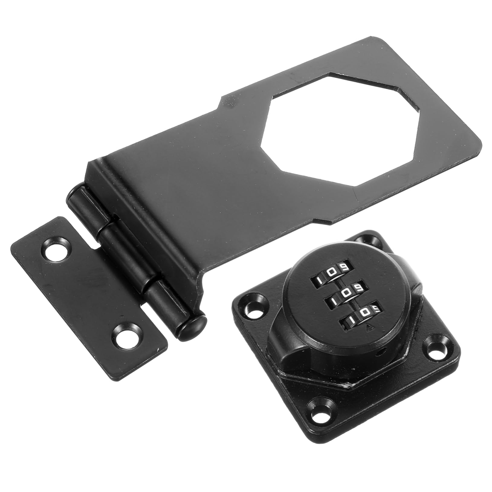 Angoily 2pcs Cabinet Combination Lock File Cabinet Lock Kit Locks for Cabinets Gym Lock Password Cabinet Lock Mailbox Lock File Cabinet Locking Bar Push and Pull Child Lock Baby Zinc Alloy