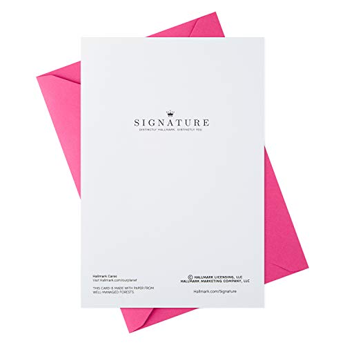 Hallmark Signature Birthday Card for Her (Heart and Stripes)