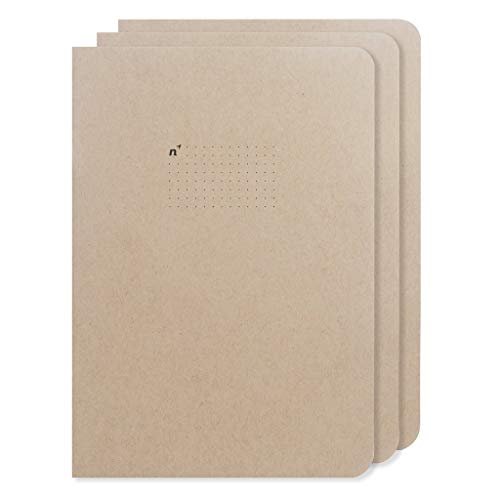 Northbooks Dotted Journal Notebook 3 Pack | Bullet Dot Grid Notebook | Large B5 7x10 inch Dot Journal To Do List Notebook | Premium Sustainable Paper | Made in USA Soft Cover