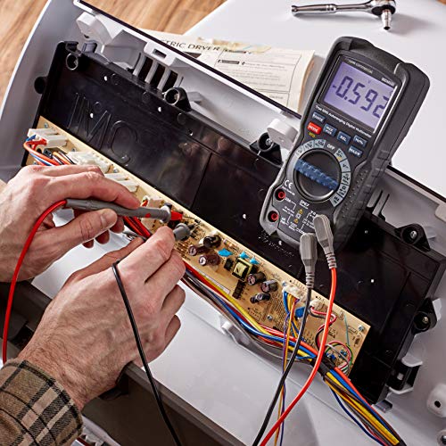AmazonCommercial 6000-Count Compact Digital Multimeter, IP67, True RMS, CATIV 600V
