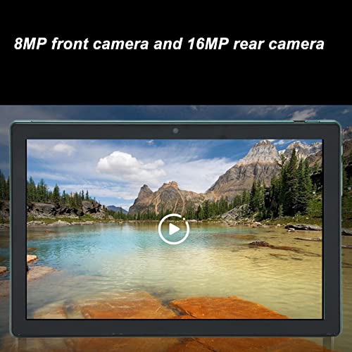Airshi Tablet PC, Dual Camera 4G LTE 5G WiFi 10.1 Inch Office Tablet for Study (US Plug)