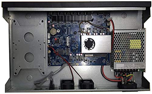 Partaker Firewall, OPNsense, VPN, Network Security Micro Appliance, Router PC, Intel Atom D525, 6 x Intel Gigabit LAN, COM, VGA, Fan, R3, 4G RAM, 64G SSD