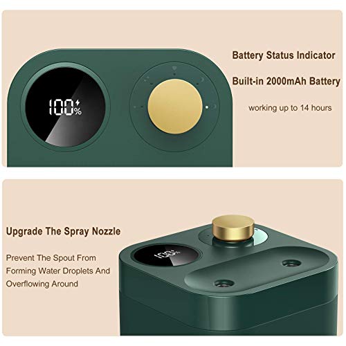 Fanximan Mini Battery Powered Cordless Humidifier - Portable Wireless Plant Humidifier,USB Rechargeable Small Humidifier for baby,Bedroom,Travel,Office