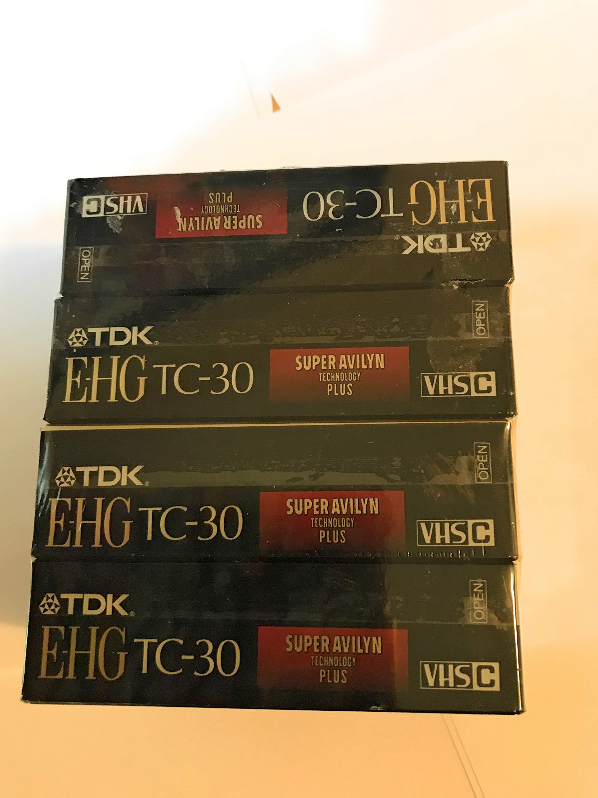 TDK TC-30 EHG VHS-C VIDEOCASSETTE NEW 3 pcs VIDEO TAPE VHSC EXTRA HIGH GRADE