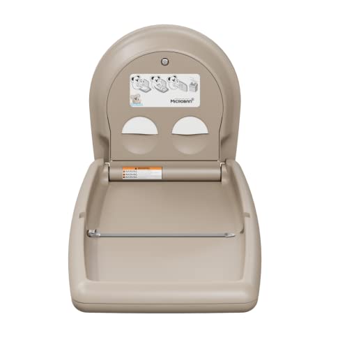 Koala Kare Beige Vertical Surface-Mounted Baby Changing Station-Table