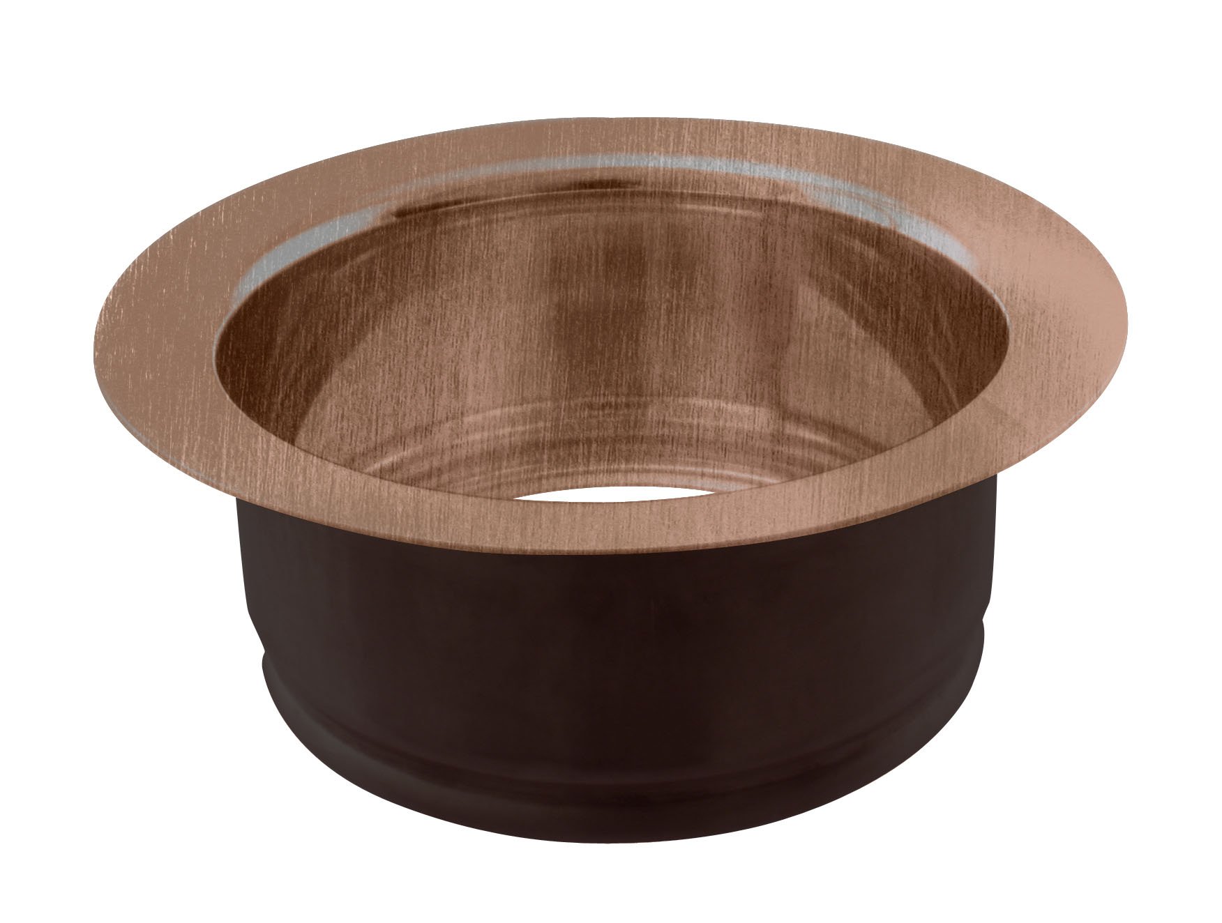 Westbrass A2165-11 4-1/4" OD Post Style Large Kitchen Basket Strainer with Waste Disposal Flange and Stopper Drain Set, 1-Pack, Antique Copper