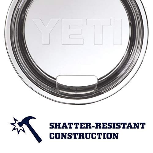 YETI Rambler 10 oz Lowball, Vacuum Insulated, Stainless Steel with Standard Lid, Navy