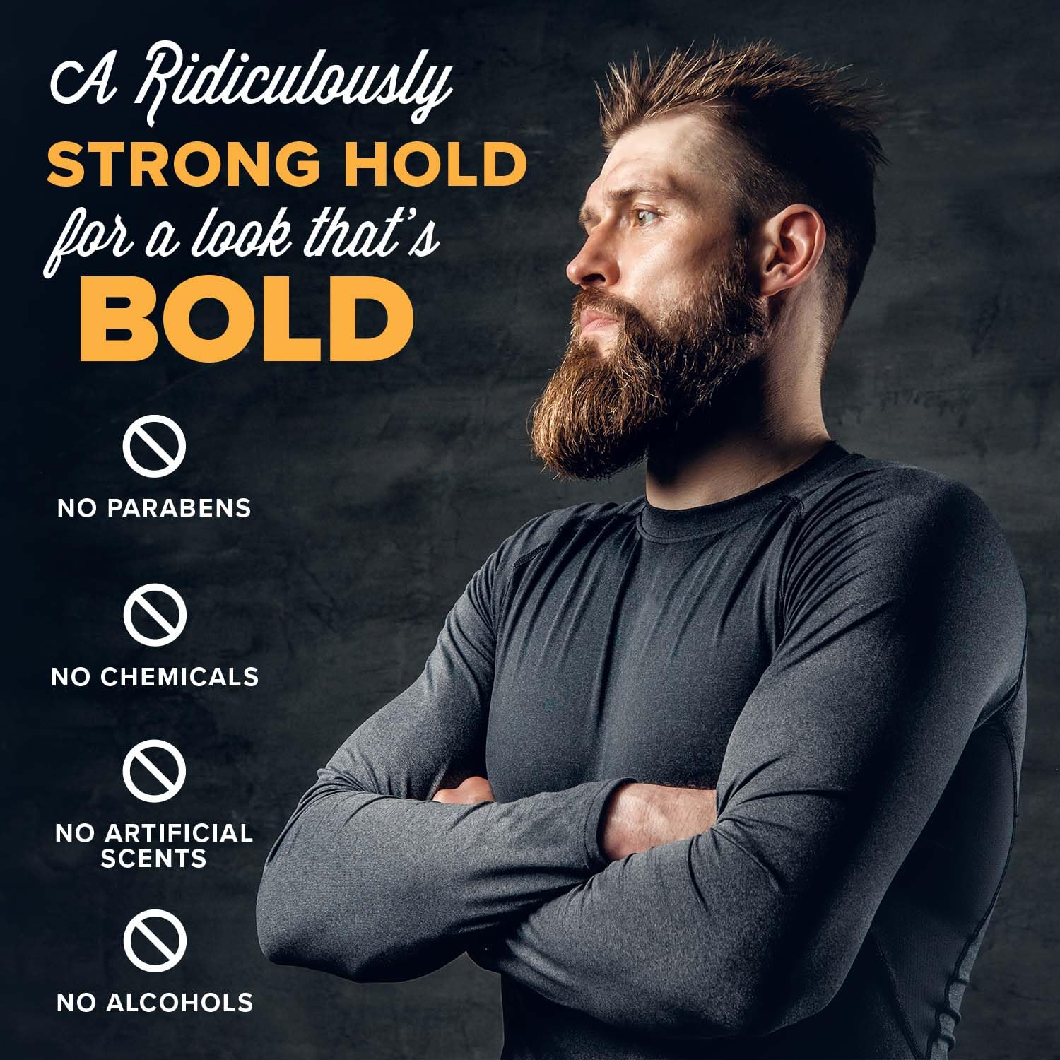 The Bearded Goon Ridiculously Strong Mustache and Beard Wax (2 Tins) - 100% Natural, All-Day Styling Control with Ultra-Strong Hold, 1 oz. each…