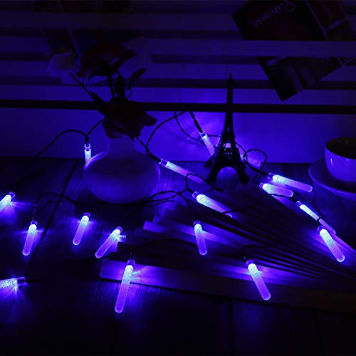 Solar String Lights Outdoor, Energy Saving Romantic and Warm Outdoor Solar Lights String for Home Decoration for Garden for Wedding Party(Default)