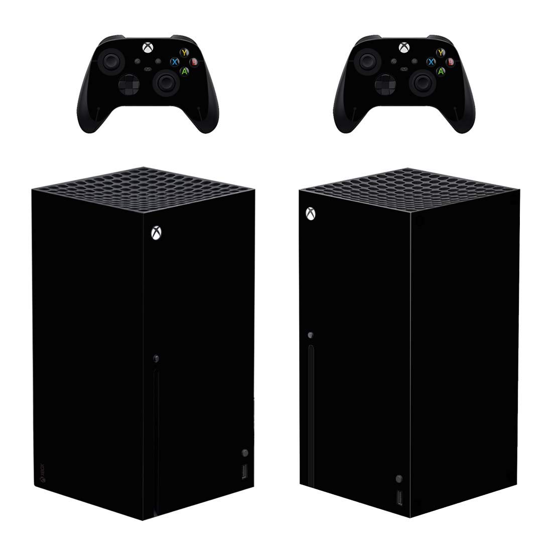 Adventure Games - Black - Vinyl Console Skin Decal Sticker + 2 Controller Skins Set - Compatible with Xbox SERIES X