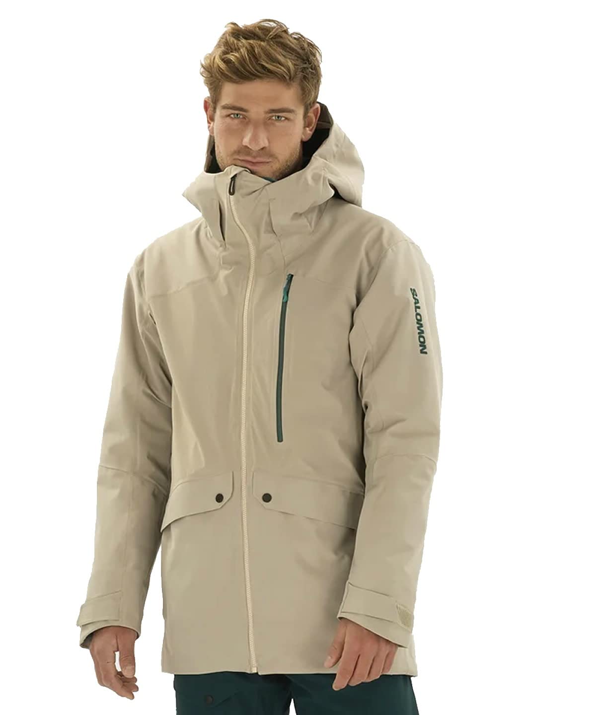 Salomon Men's Standard Untracked Jacket, Roasted Cashew, XX-Large