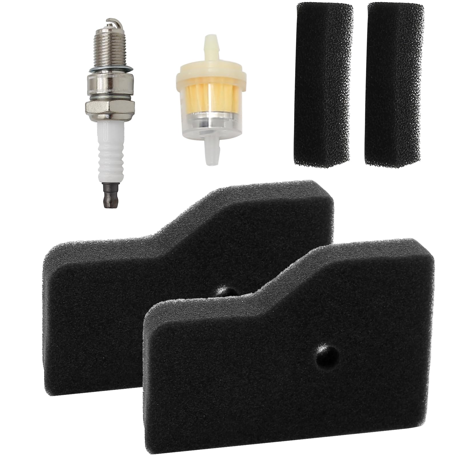 Anxingo 17211-Z07-000 Air Filter 17218-Z07-000 Outer Filter Replacement for Honda EU2000 EB2000 EB2000i EB2000iT1 EU2000i EU2000iT1 EU2000iK1 W/ 98056-55777 Spark Plug