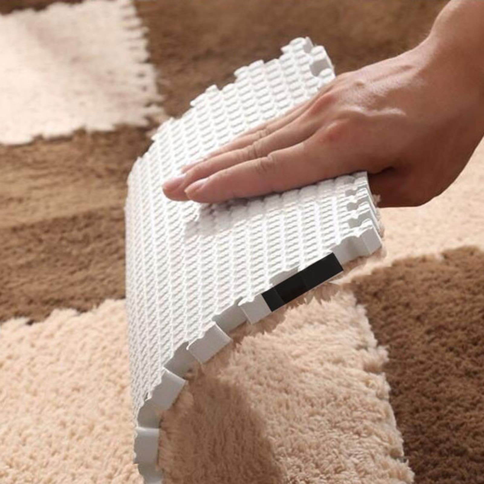 ALGFree Foam Play Mat Child Bedroom Jigsaw Puzzle Splice Crawl Interlocking Floors Tiles Carpet Kindergarten Playground,Foam Play Mat, Freely Combinable (Color : A, Size : 30x30x1cm-10pcs)