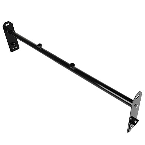 ECCPP Adjustable Van Ladder Rack Hightop 2 Bars Roof Rack fit for Chevy Express 2500 for Dodge for Ford E-250/350 for GMC Savana with Rain Gutters Heavy-Duty Steel Pickup Truck Ladder Rack