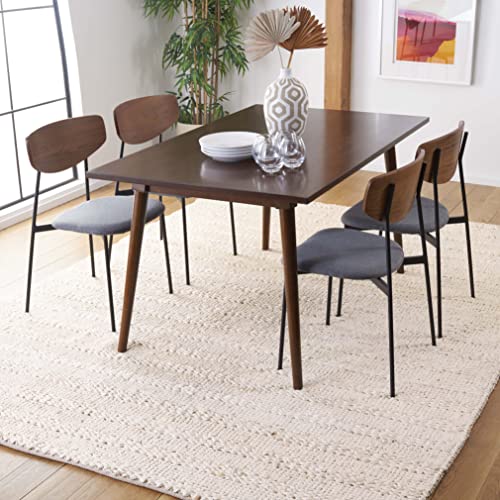 SAFAVIEH Natural Fiber Collection Area Rug - 8' x 10', Bleach, Handmade Braided Woven Jute, Ideal for High Traffic Areas in Living Room, Bedroom (NF212D)