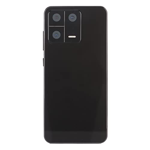 Dilwe M13 4G Unlocked Cellphone, 6.53in HD Screen Smartphone, 4G 5GWIFI Dual SIM Slots Mobile Phone, 6GB RAM 128GB ROM, Face ID Unlocked Mobile Phone for Android12, M13-Black