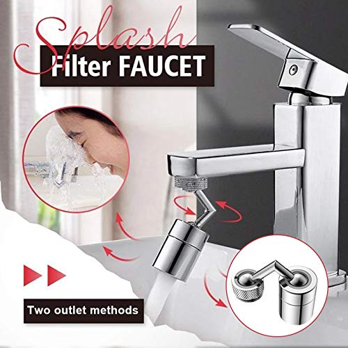 Arinda Universal Splash Filter Faucet 720° Rotate Water Outlet Faucet 2020