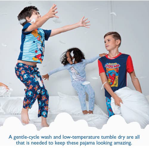Disney Boys' Lightyear 2-Piece Loose-Fit Button Down Pajamas Set , SPACE HERO, 6