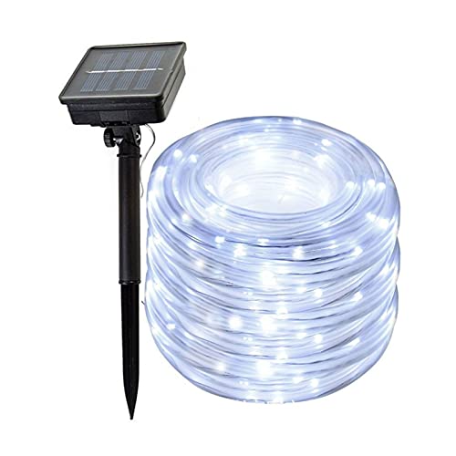 HJHSH Outdoor Solar String Lights, Decorative Lighting Warm White with 8 Modes Festival Lighting Waterproof Multi-Coloured for Patio Home Garden Christmas Parties (Length : 22m, Light : Warm Light)