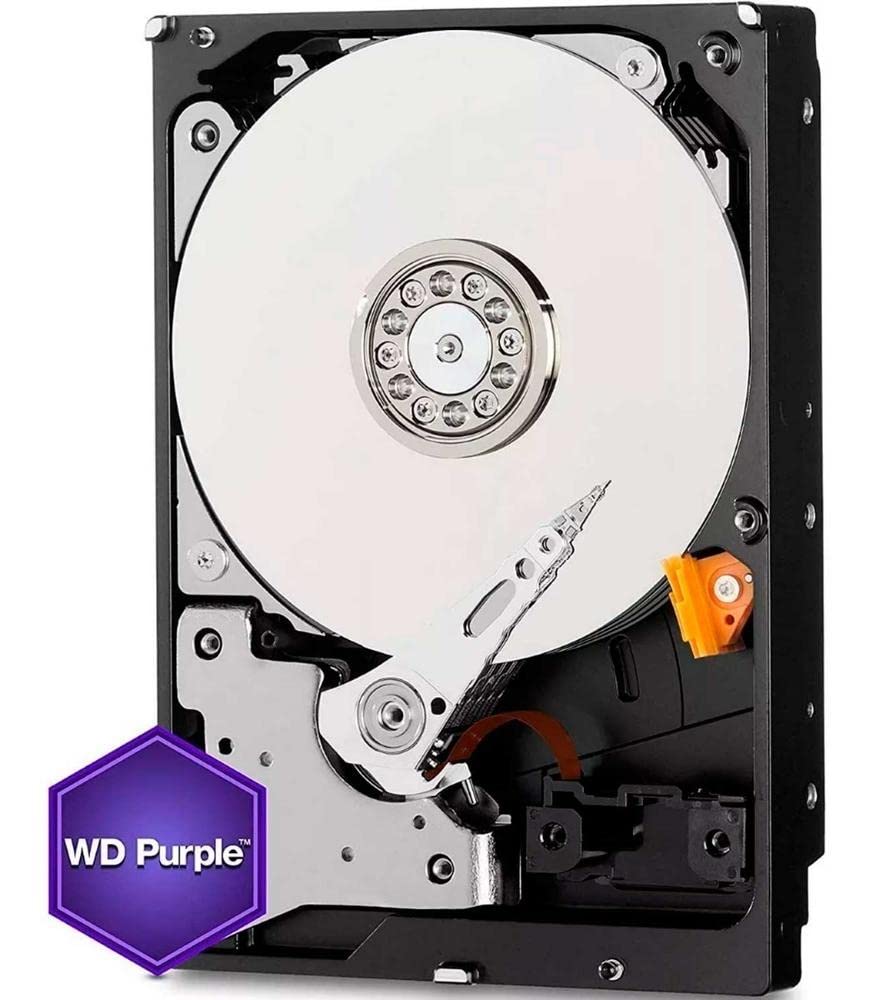 Western Digital 6TB WD Purple Surveillance Internal Hard Drive HDD - SATA 6 Gb/s, 64 MB Cache, 3.5" - WD60PURZ