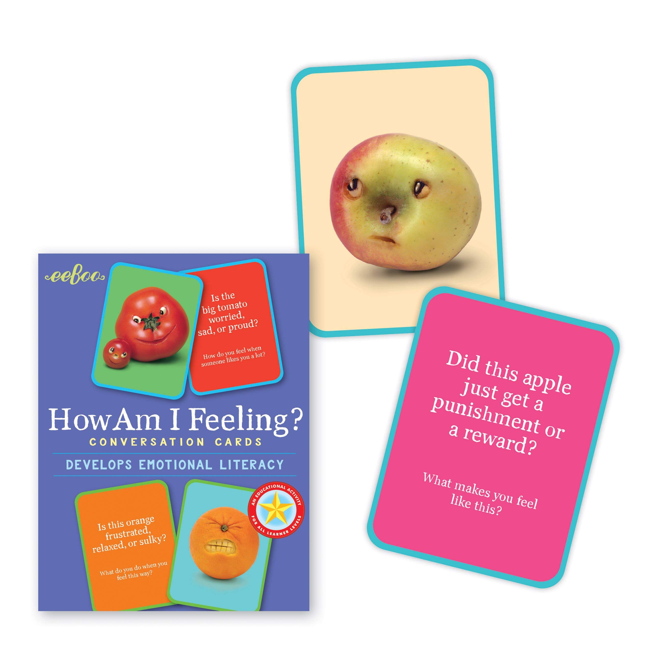 eeBoo's How am I Feeling? Conversation Flashcards for Kids