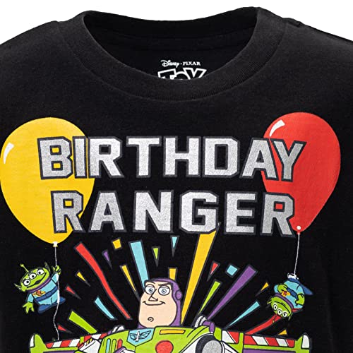 Disney Pixar Toy Story Buzz Lightyear Birthday Toddler Boys Graphic T-Shirt Toy Story Black 4T