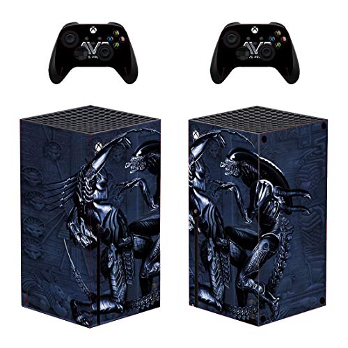 Air Monters Decals Stickers Full Set Faceplate Skin for X-box-One-Series X Protection Kit by KAJAL MANI