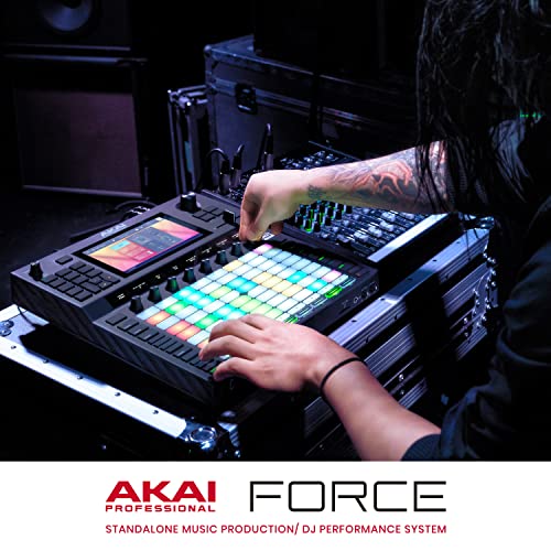 AKAI Professional FORCE β Standalone Music Production, MIDI Sequencer and DJ System with Synth Engines, MPC Sampling and Ableton Style Clip Launching