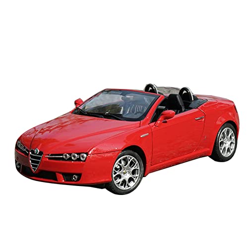 APLIQE Scale Model Vehicles for Alfa Romeo Spider Roadster Alloy Simulation Car Model Souvenir 1:18 Sophisticated Gift Choice