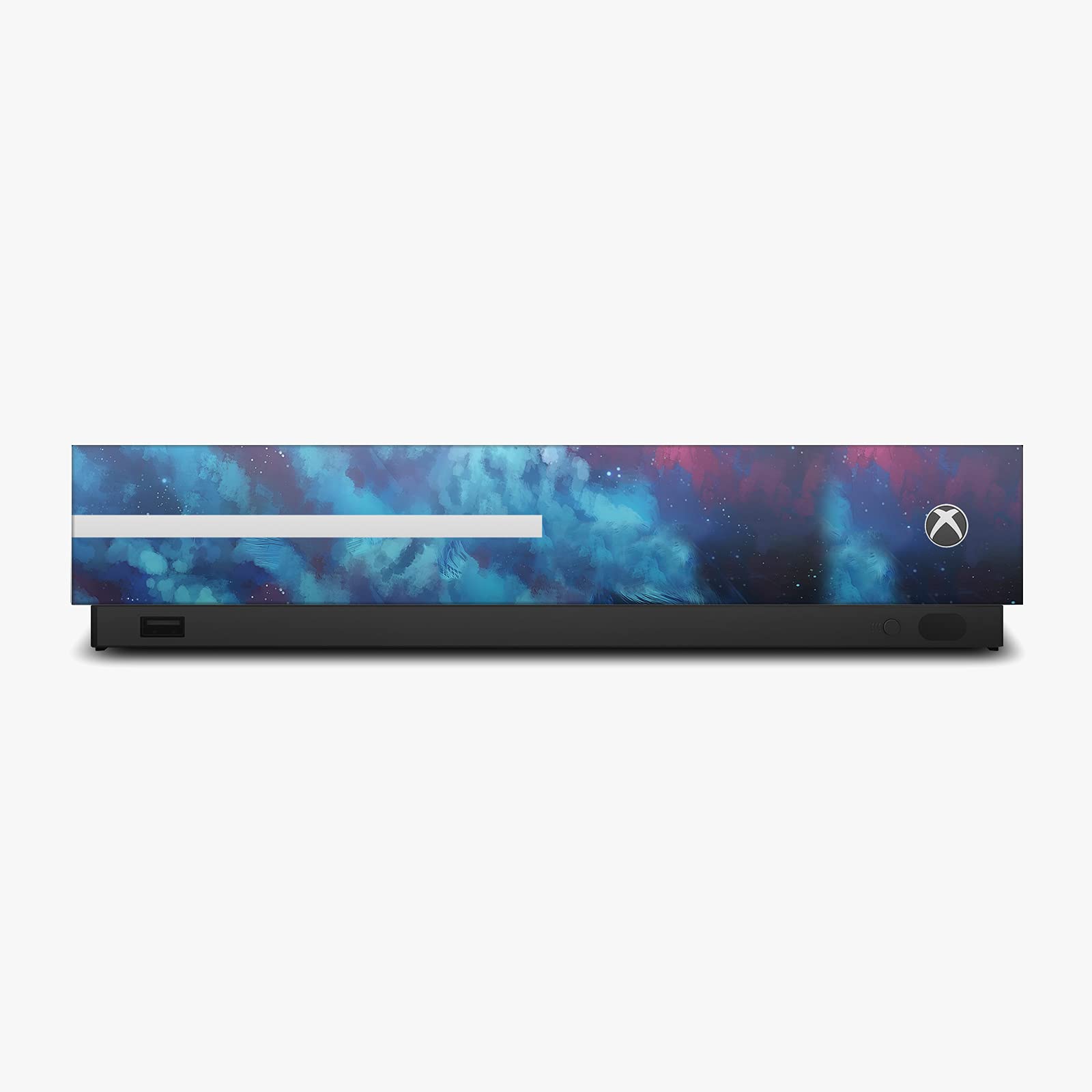 Head Case Designs Officially Licensed Jonas "JoJoesArt" Jödicke Wolf Galaxy Art Mix Vinyl Sticker Gaming Skin Decal Cover Compatible With Xbox One S Console and Controller Bundle