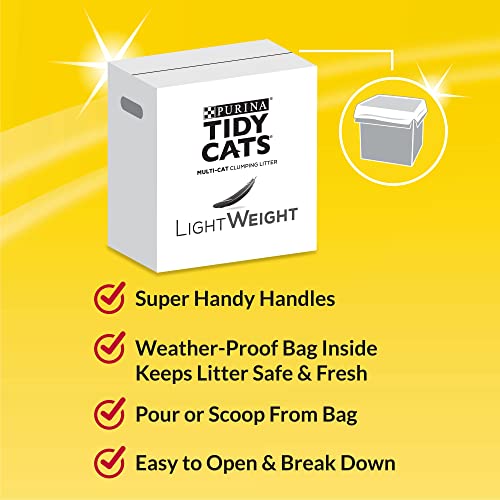 Purina Tidy Cats Lightweight Free & Clean with Ammonia Blocker Clumping Cat Litter - 8.5 lb. Jugs