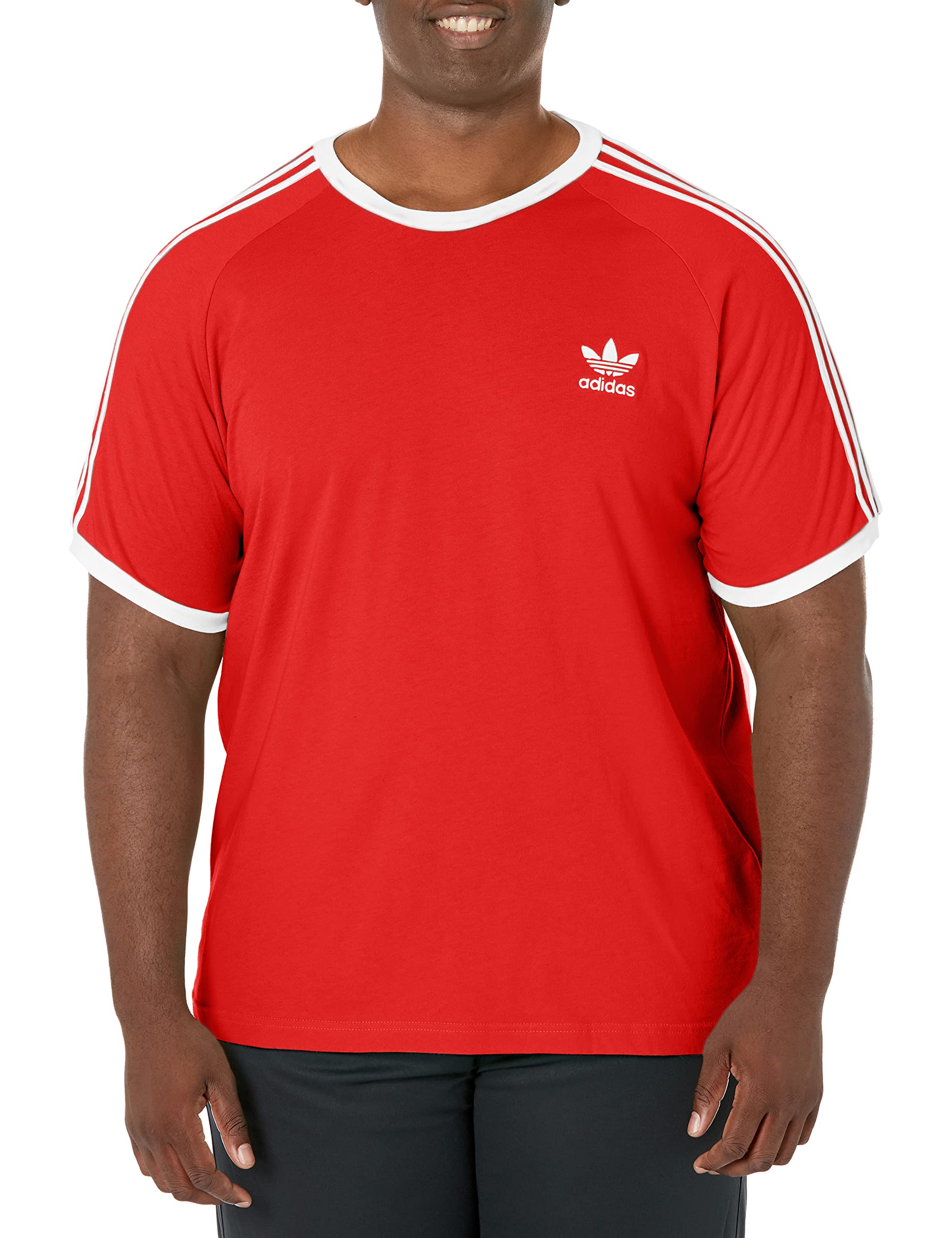 adidas Originals Men's Adicolor 3-Stripes Tee, Non-dyed, XX-Large