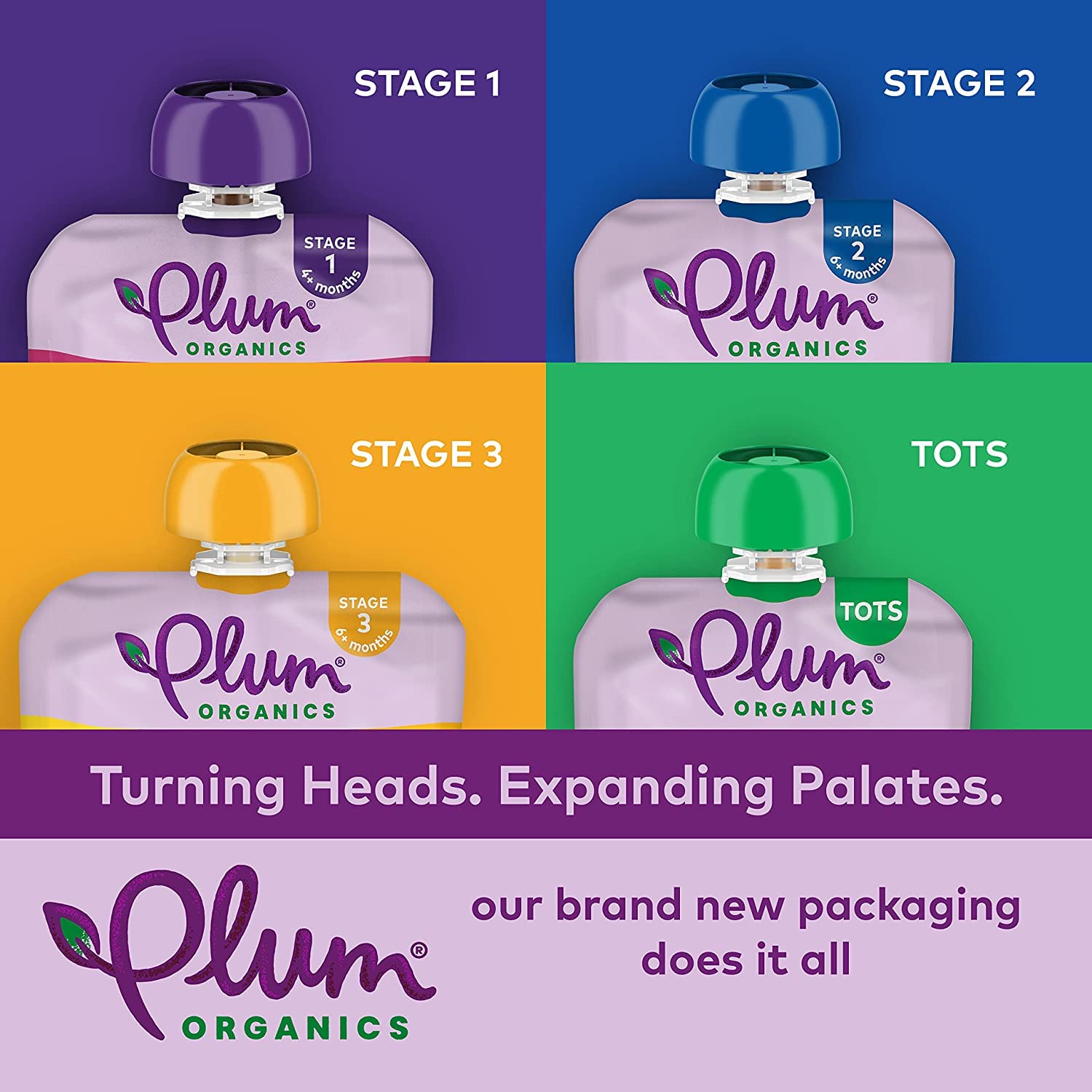 Plum Organics Stage 1, Organic Baby Food, Just Sweet Potato, 3 Oz