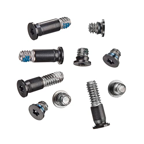 balikha 10 Pieces Replace Bottom Case Cover Screws Metal Components for 13in A1932 Accessories, Gray