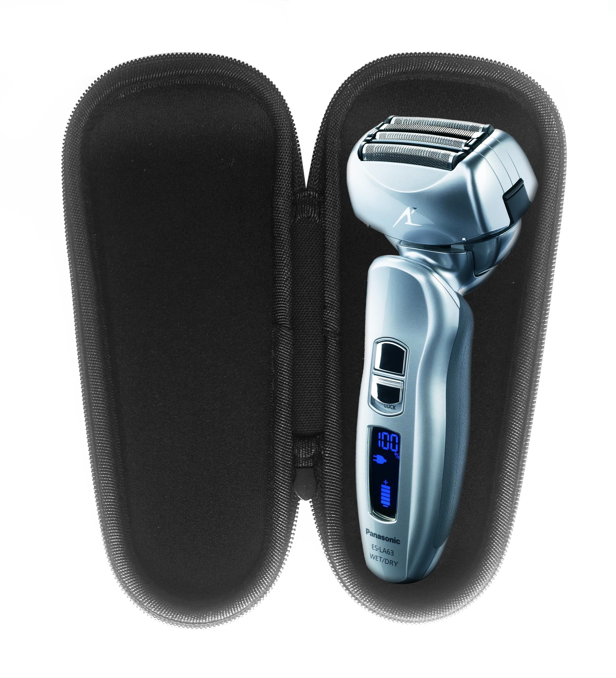 FitSand Hard Case Compatible for Panasonic ES-LA63-S Arc4 Electric Razo 4-Blade Cordless with Wet/Dry Shaver
