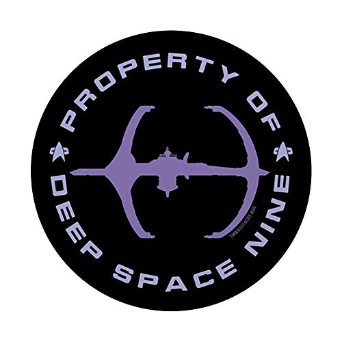 Star Trek Property of DS9 PopSockets Stand for Smartphones and Tablets PopSockets PopGrip: Swappable Grip for Phones & Tablets