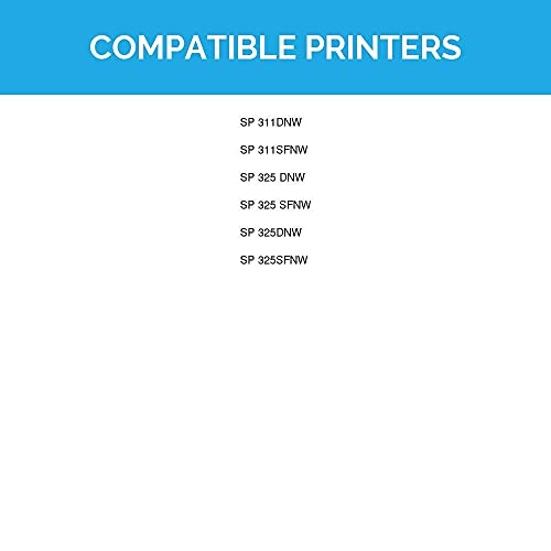 LD Compatible Toner Cartridge Replacement for Ricoh 407245 SP311HE High Yield (Black, 2-Pack)