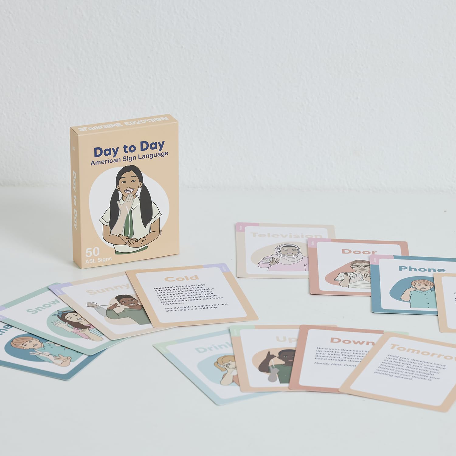ASL Flash Cards - 200 American Sign Language Flash Cards for Beginners, Kids, Teens and Adults