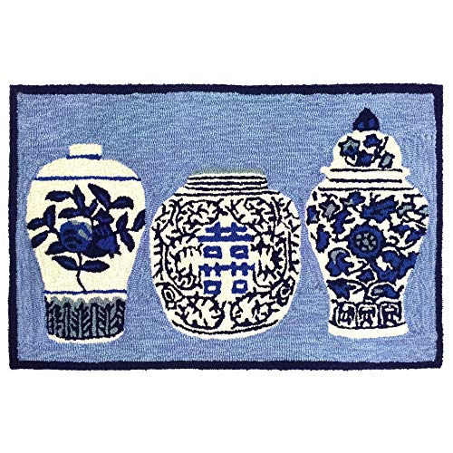Liora Manne Frontporch Indoor/Outdoor Rug, 1 ft 8 in x 2 ft 6 in, Ginger Jars