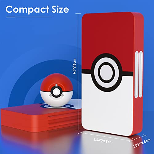 TiMOVO 48 Game Card Case for Nintendo Switch OLED 2021/Switch/Switch lite, 48 Game Holder Cartridge Case for Switch Game Cards and 24 SD Cards, Compact & Portable Game Storage Case Box, Circle