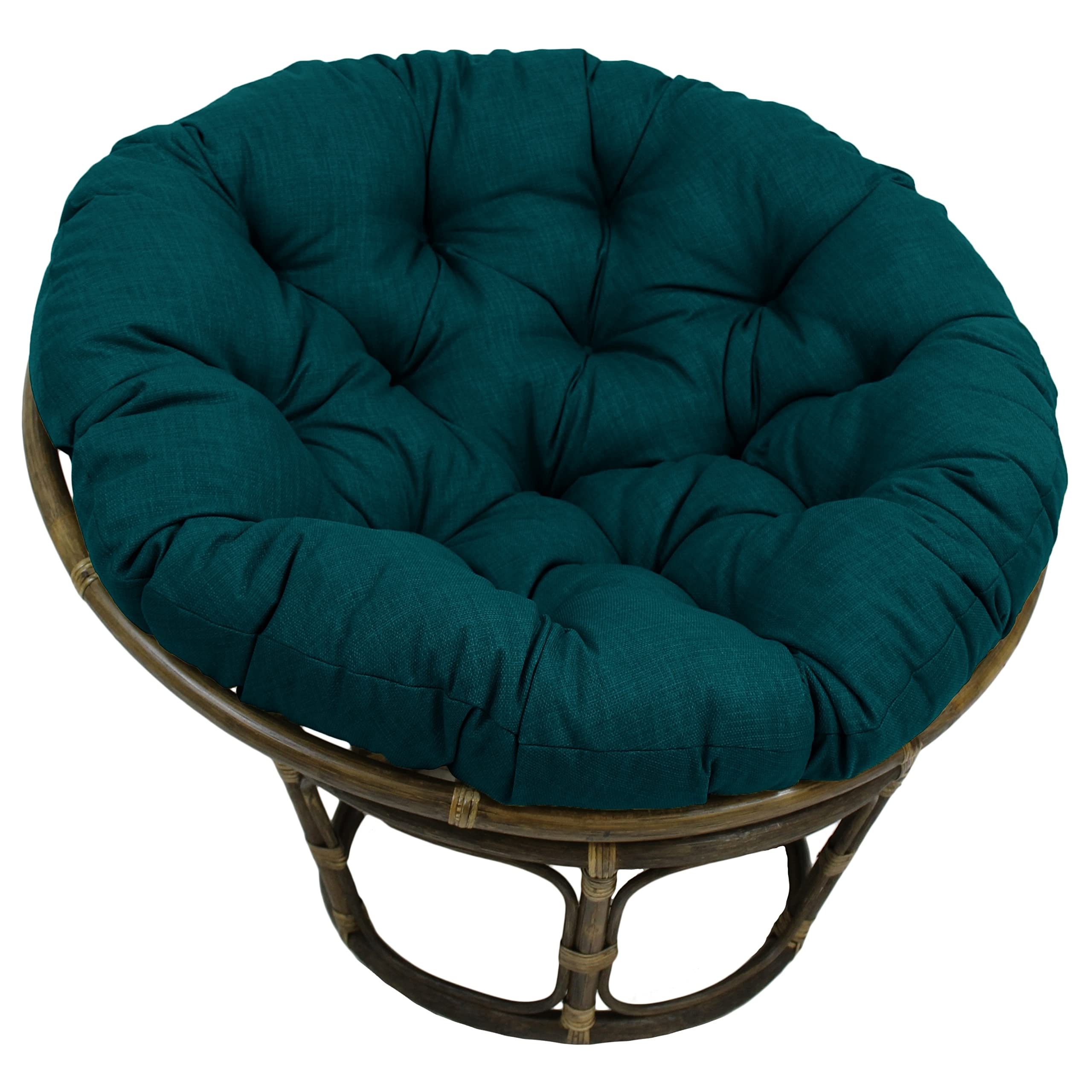Blazing Needles 52-inch Indoor/Outdoor Papasan Cushion (Cushion Only) Sea Blue Specialty