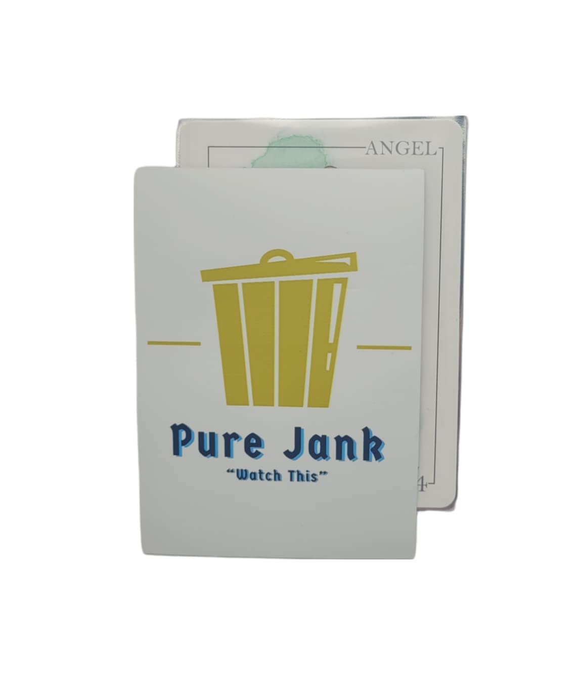 KeenClover Trading Card Sleeves 100 Pack Matte Standard Size, Strong and Thick Pure Jank 66mm x 91mm