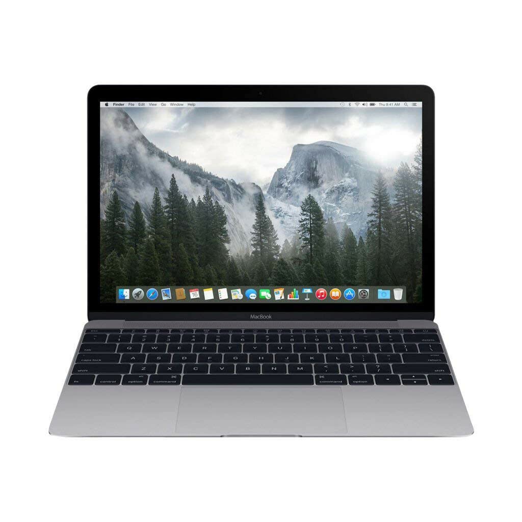 Apple Early 2016 MacBook with 1.3GHz Intel Core m7 (12 inch, 8GB RAM, 256GB SSD) Space Gray (Renewed)