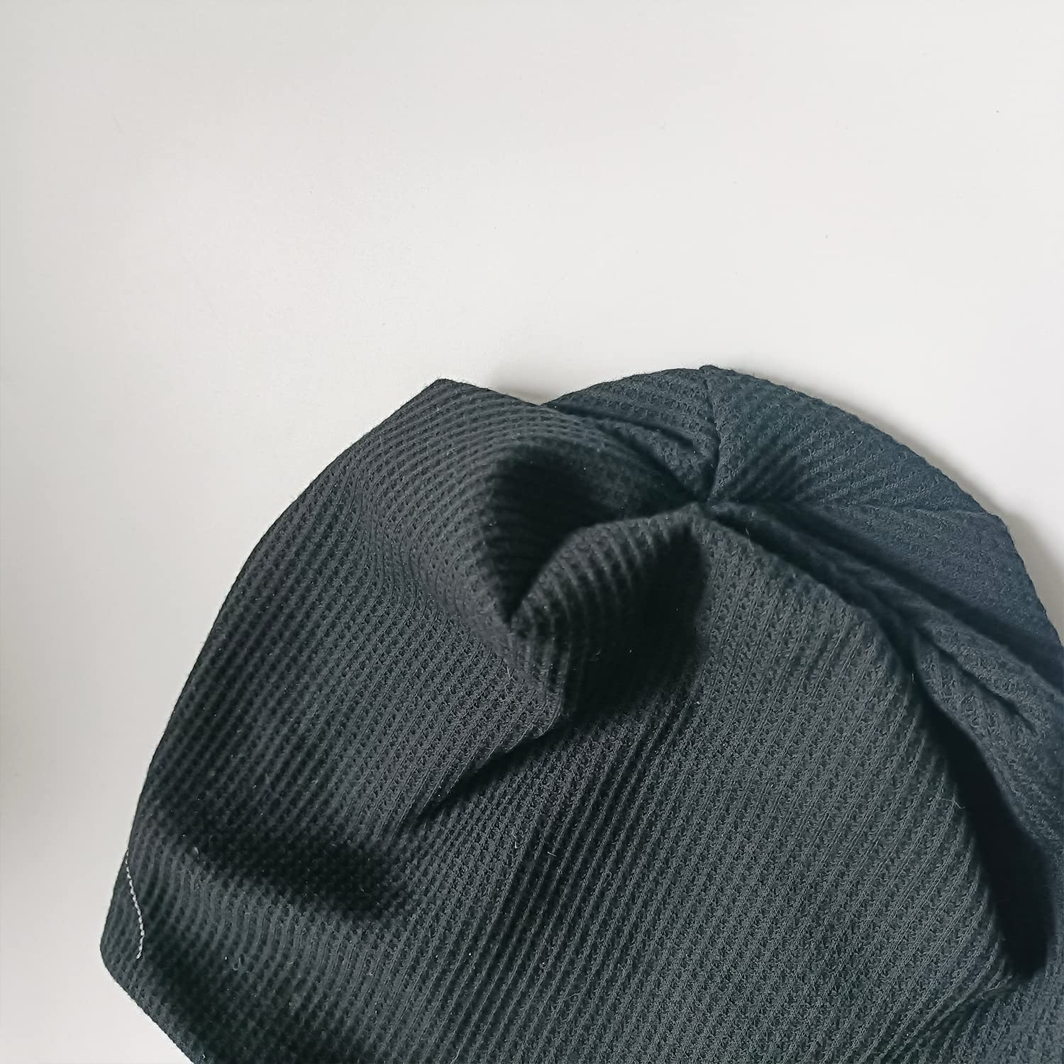 ZXXSFM- Hats，Womens Knitted Beanie Waffle Slouchy Skullcap for Men Stretchy Thin Acrylic Hat